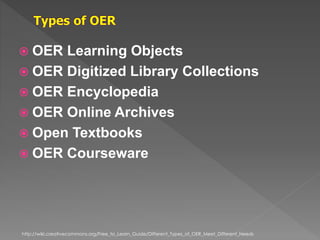 Introduction to Open Education Resources (OER) | PPT