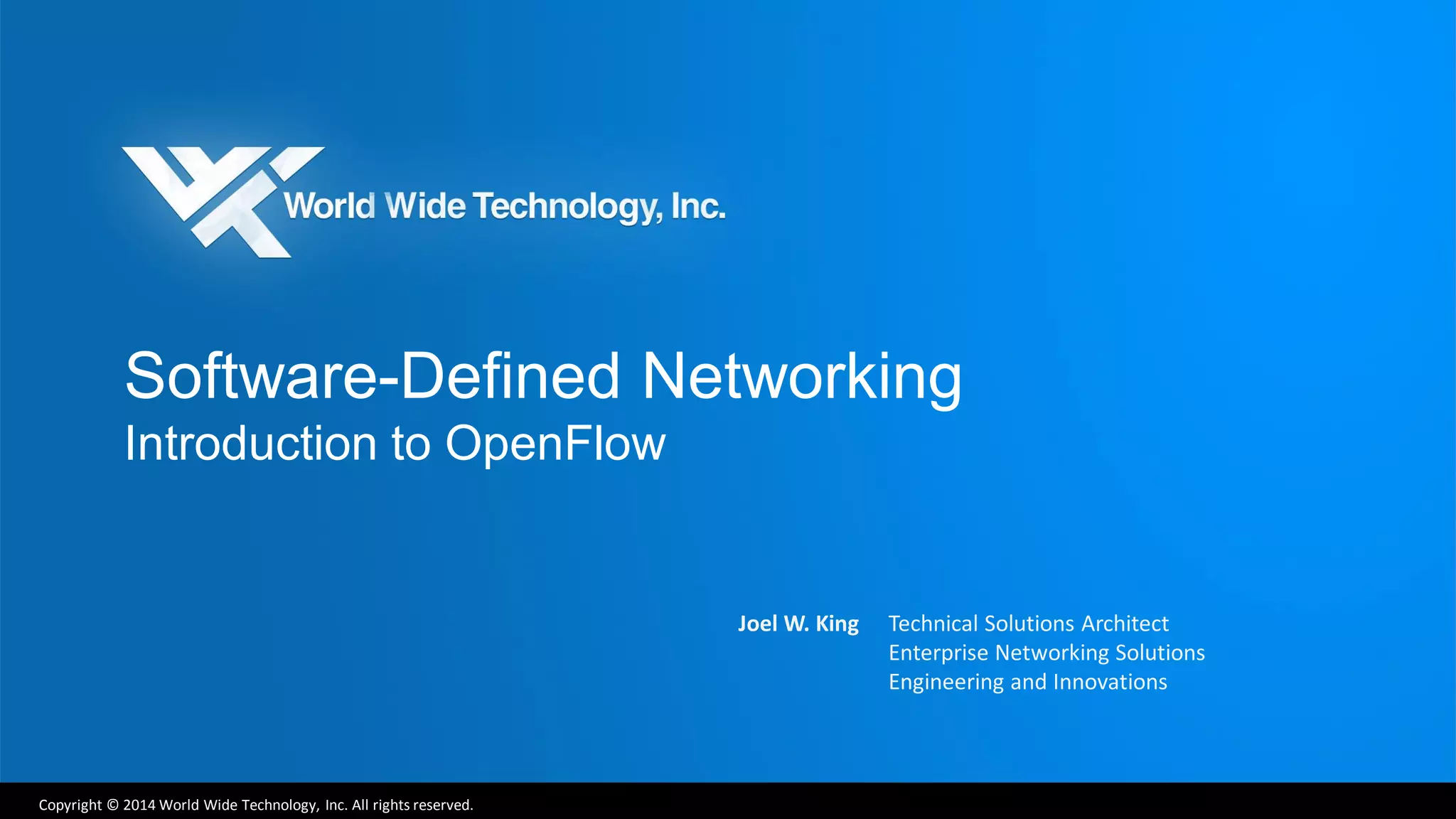 Introduction to OpenFlow | PDF
