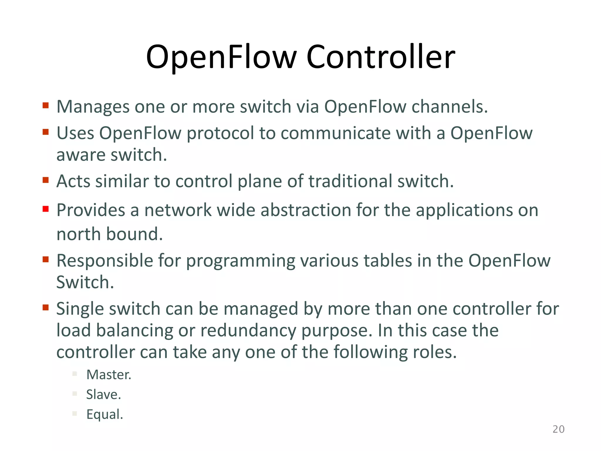 Introduction to OpenFlow, SDN and NFV | PPTX