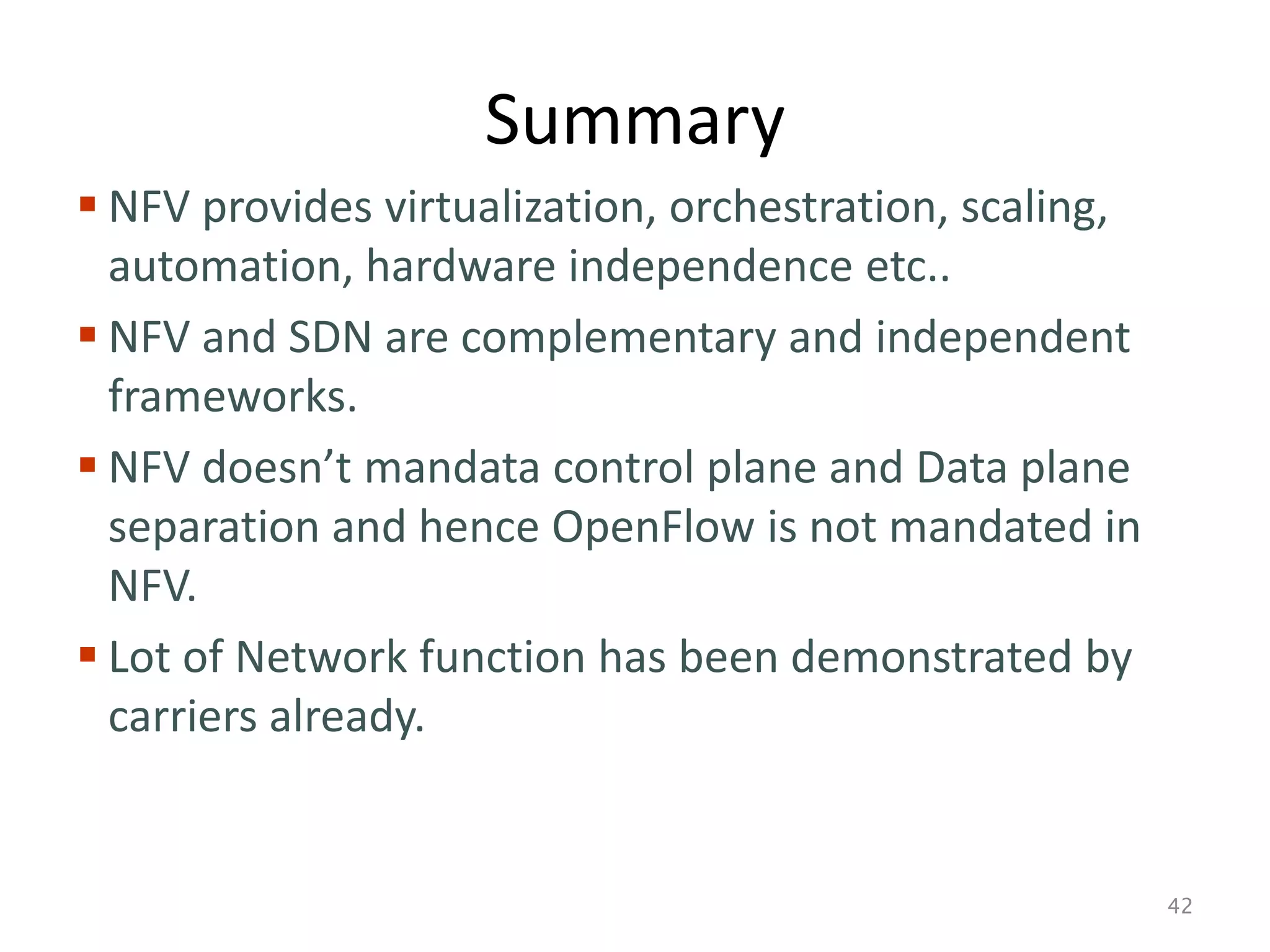 Introduction to OpenFlow, SDN and NFV | PPTX