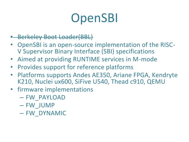 Introduction to open_sbi | PDF | Operating Systems | Computer Software ...