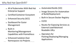 Introduction to openshift | PPTX