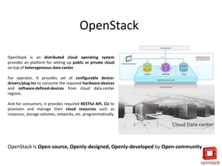 Introduction to open stack | PPTX