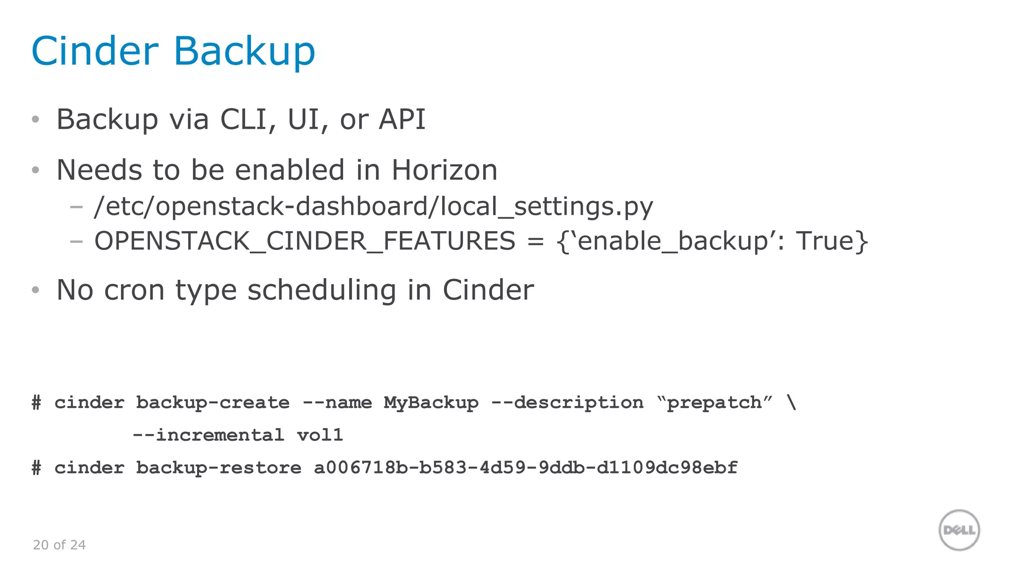 Introduction to Cinder | PPTX