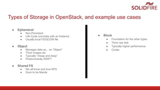 Introduction to OpenStack Storage | PDF | Cloud Computing | Internet