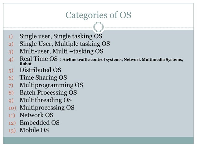 Operating Systems Overview and Functions of OS | PDF
