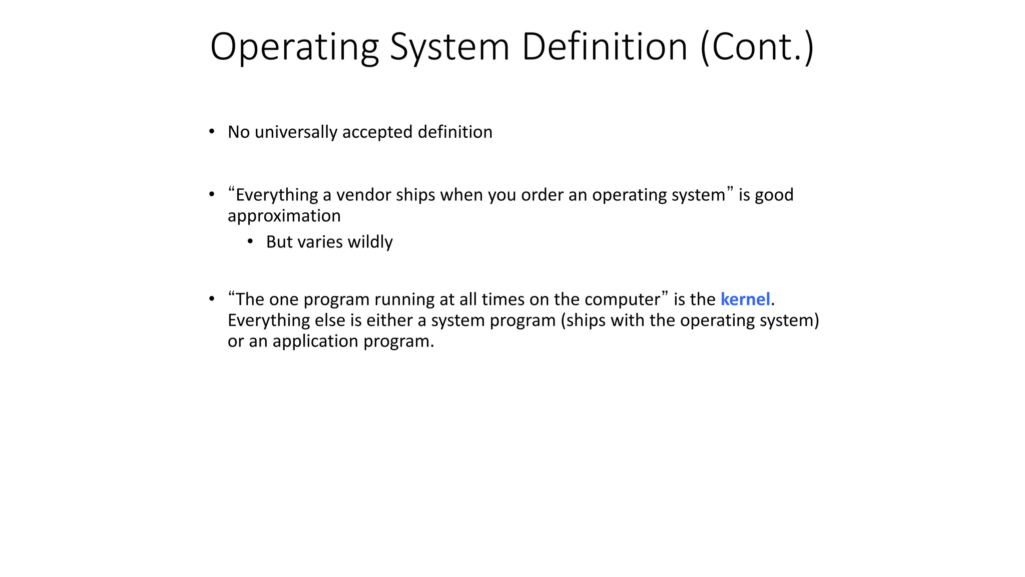 Introduction to operating systems | PPTX