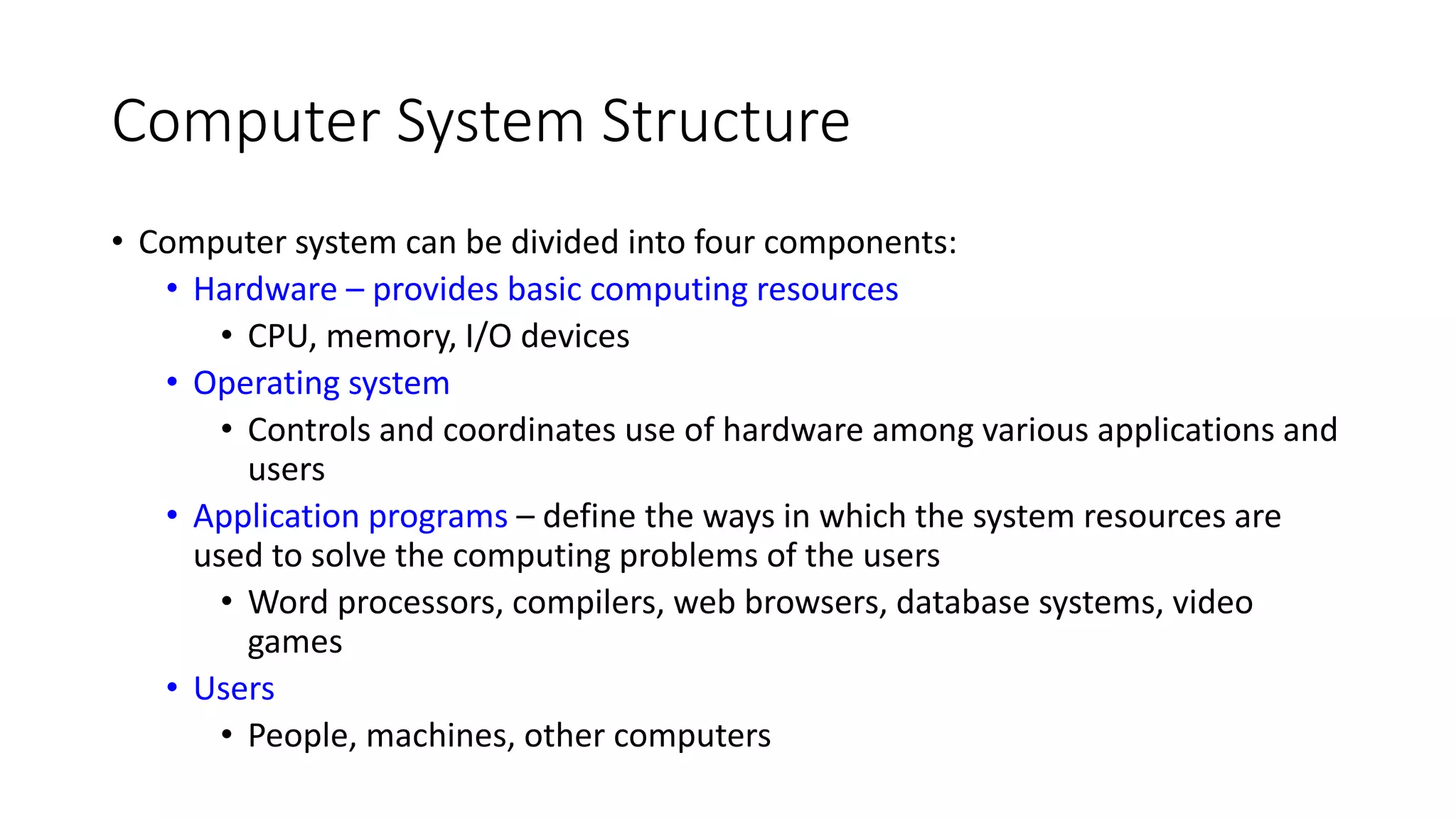 Introduction to operating systems | PPTX