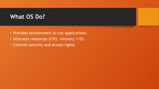 Introduction to Operating Systems and their types.pptx