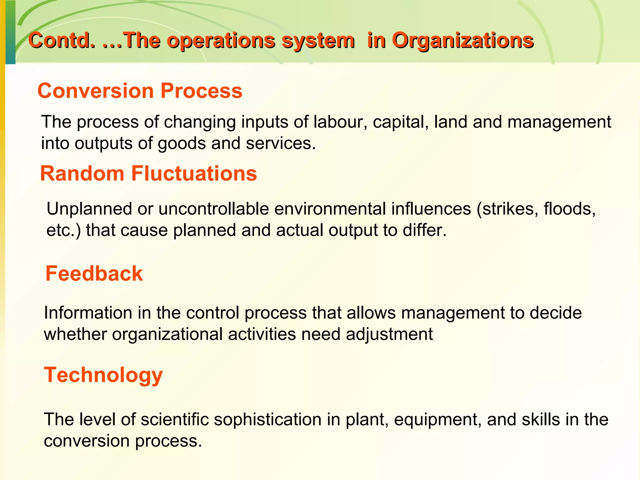 Introduction To Operation Management | PPT