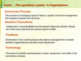 Introduction To Operation Management | PPT