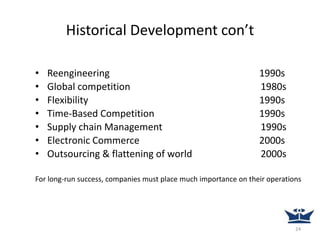 Introduction to operation management ii | PPT