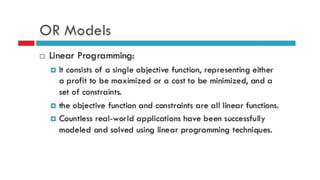 Introduction to operation research | PPT