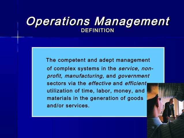 Introduction to operations and logistics management | PPT