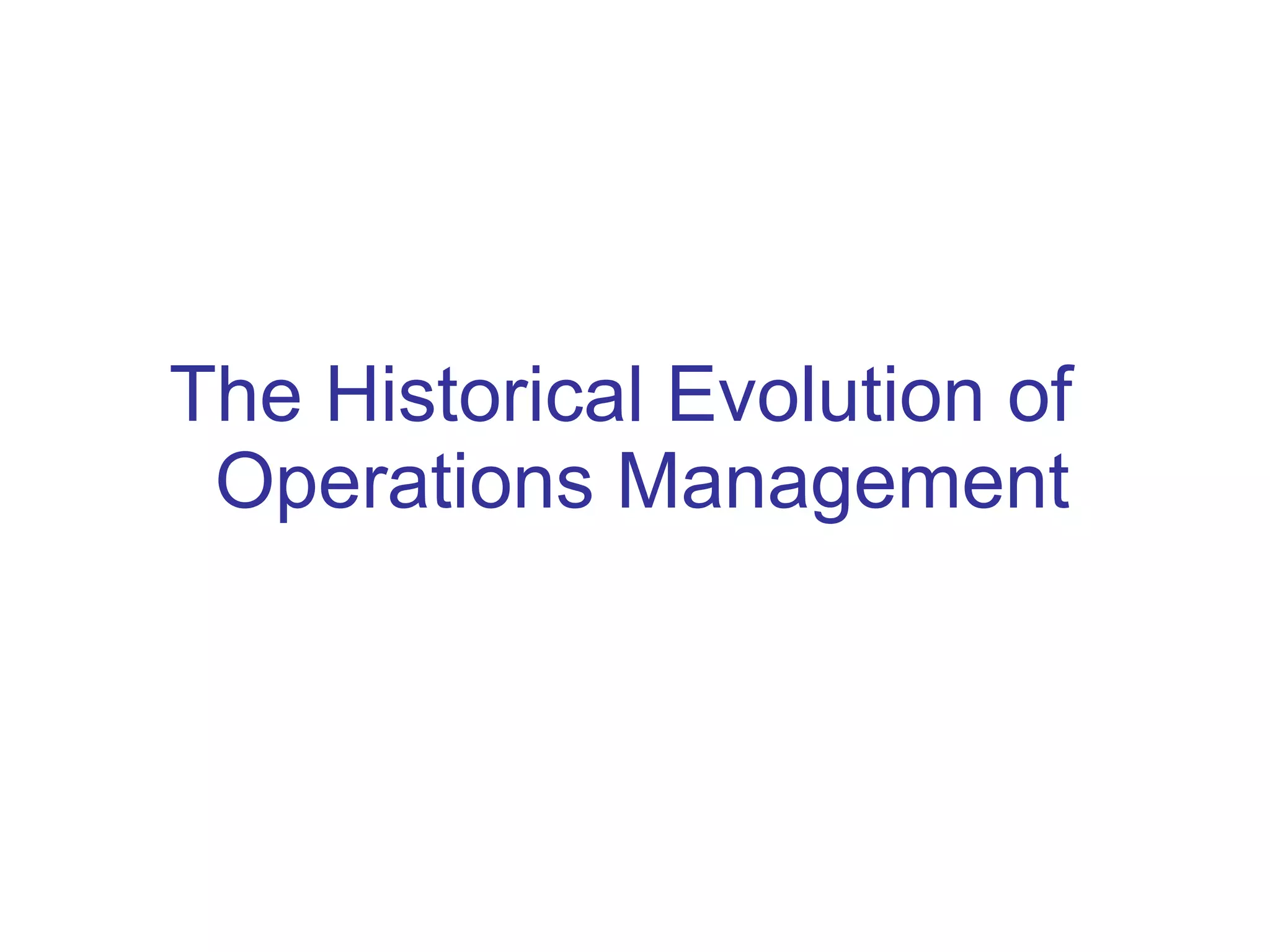 Introduction to operations management | PPT