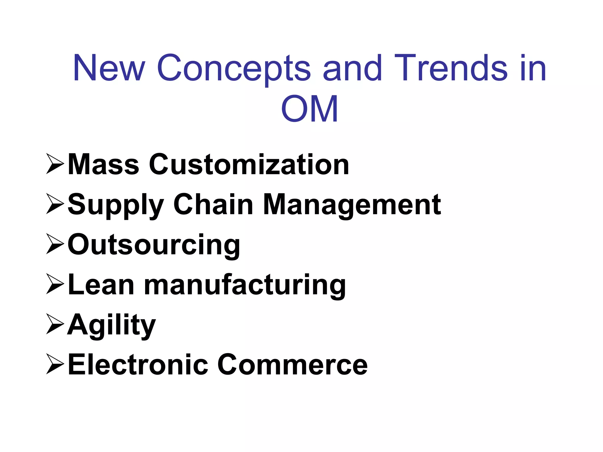 Introduction to operations management | PPT | Business | Business and ...