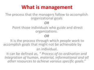 Introduction to operations management | PPT