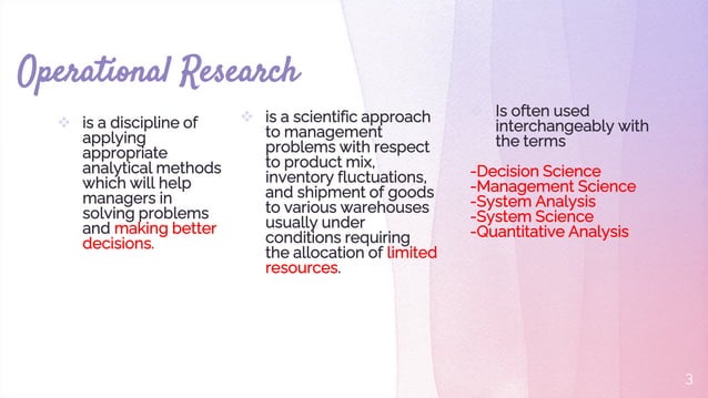 Introduction to operations research | PPTX | Business | Business and ...