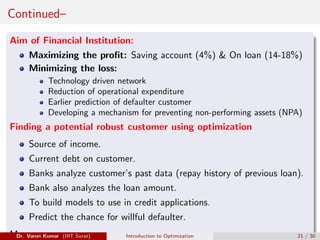 Introduction to optimization | PDF