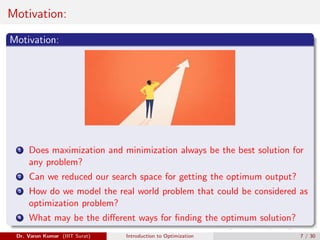 Introduction to optimization | PDF