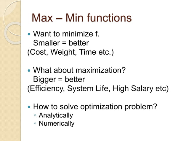 Introduction to optimization | PPTX
