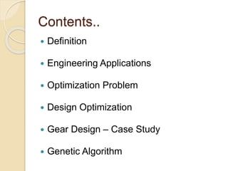 Introduction to optimization | PPTX