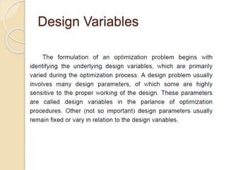 Introduction to optimization | PPTX