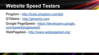 Introduction to Optimizing WordPress for Website Speed | PPT