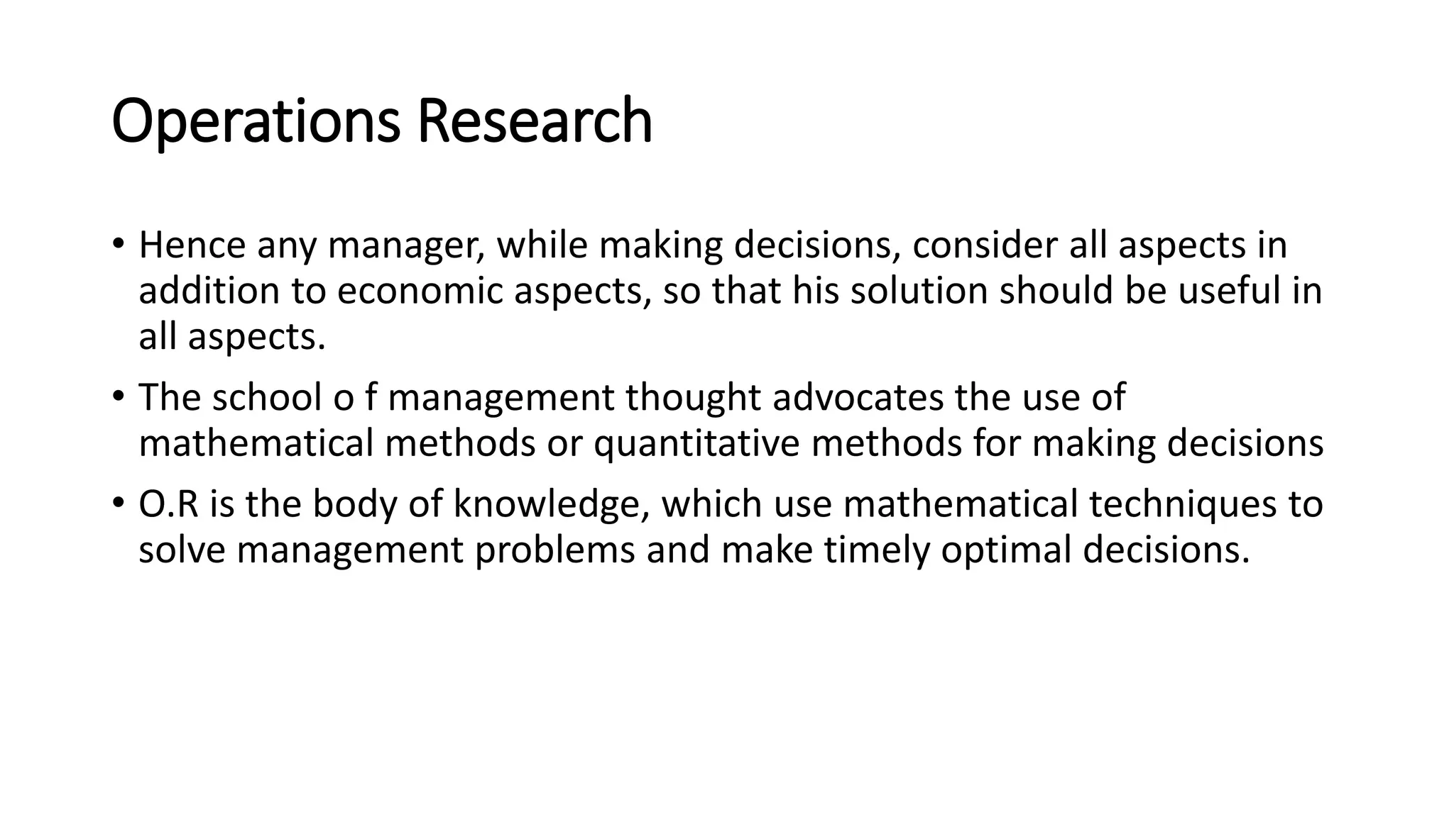 Introduction to Operation research.pptx Introduction to Operation research.pptx