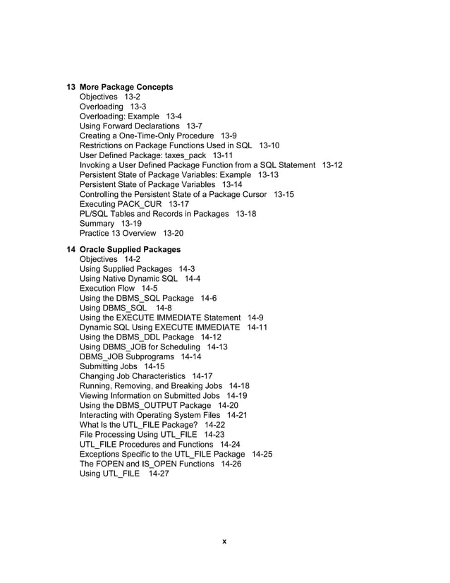 Introduction To Oracle 9i Pl Sql Part 2 Pdf