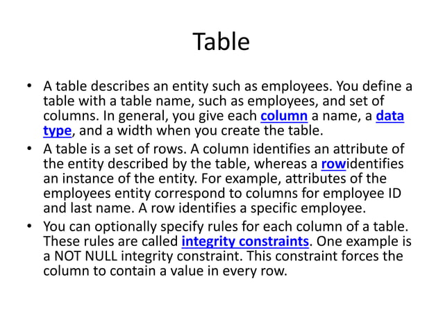 Introduction To Oracle Database Basic Concepts Pptx 0838
