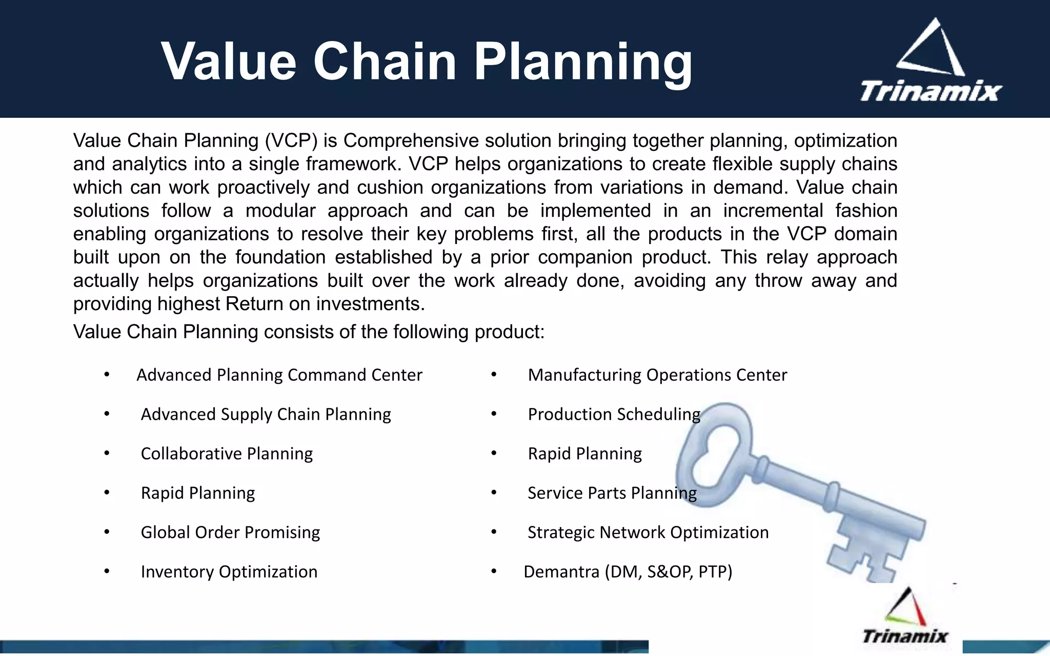 Oracle VCP Training - Oracle Value Chain Planning | PPTX