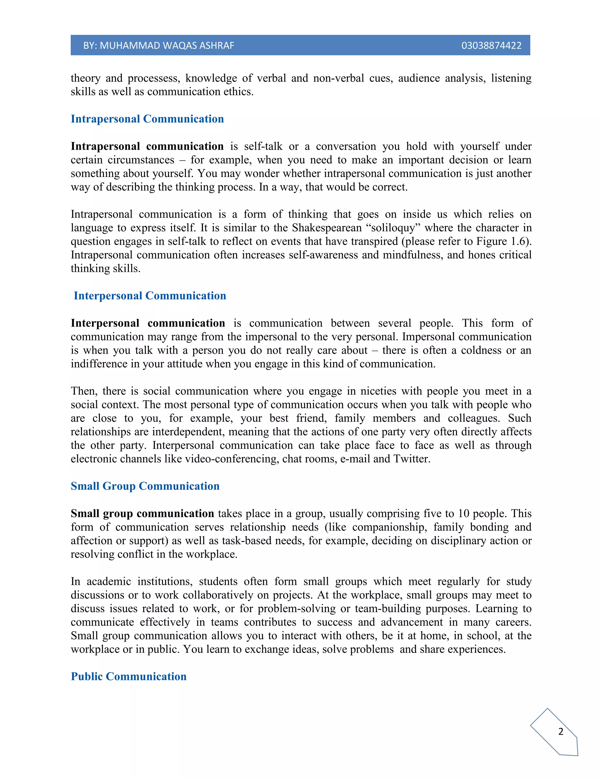 ORAL COMMUNICATION INTRODUCTION | PDF