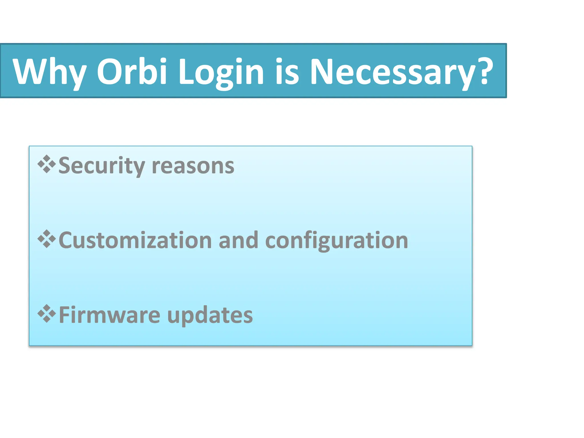 How to login to Router net ORBI LOGIN... | PPT