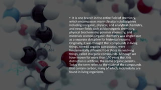 Introduction to organic chemisry | PPT