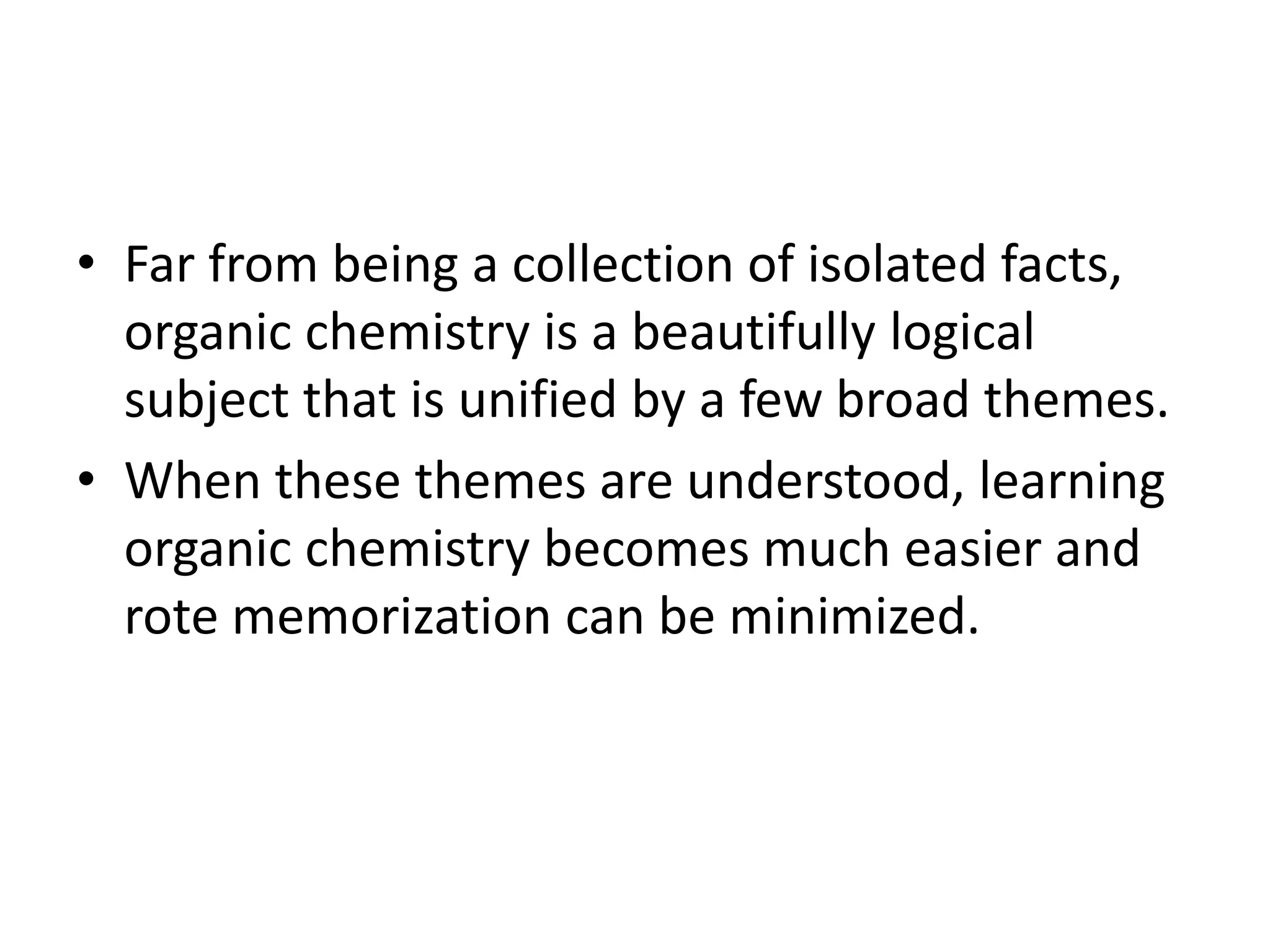Introduction to organic chemistry | PPTX