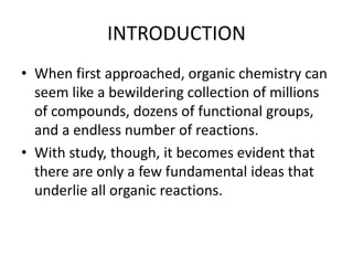 Introduction to organic chemistry | PPTX