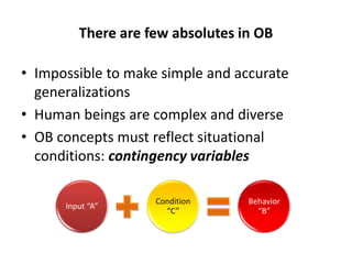 Introduction to organizational behavior | PPT