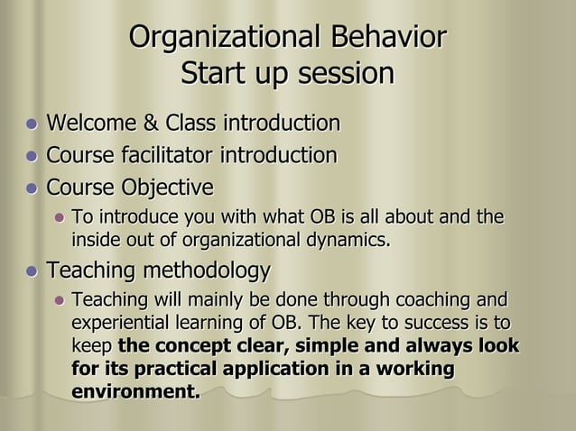Introduction to Organizational Behavior.ppt