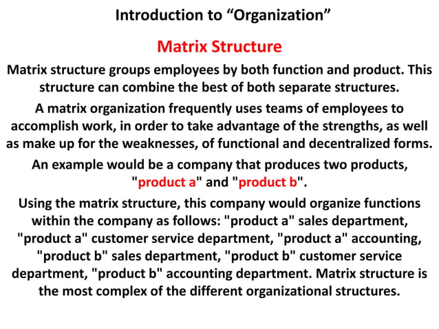 Introduction To Organization Fundamentals Ppt Presentation Eashwer | PPSX