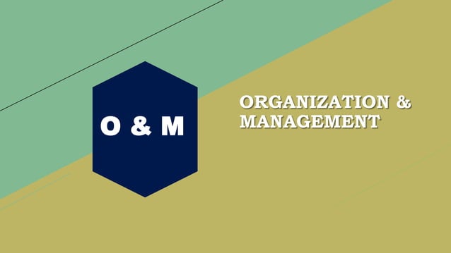 Introduction to organization & management (1) | PPT