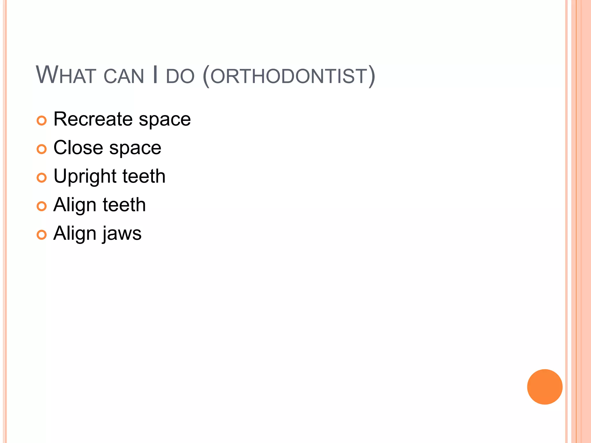 Introduction to orthodontics | PPTX