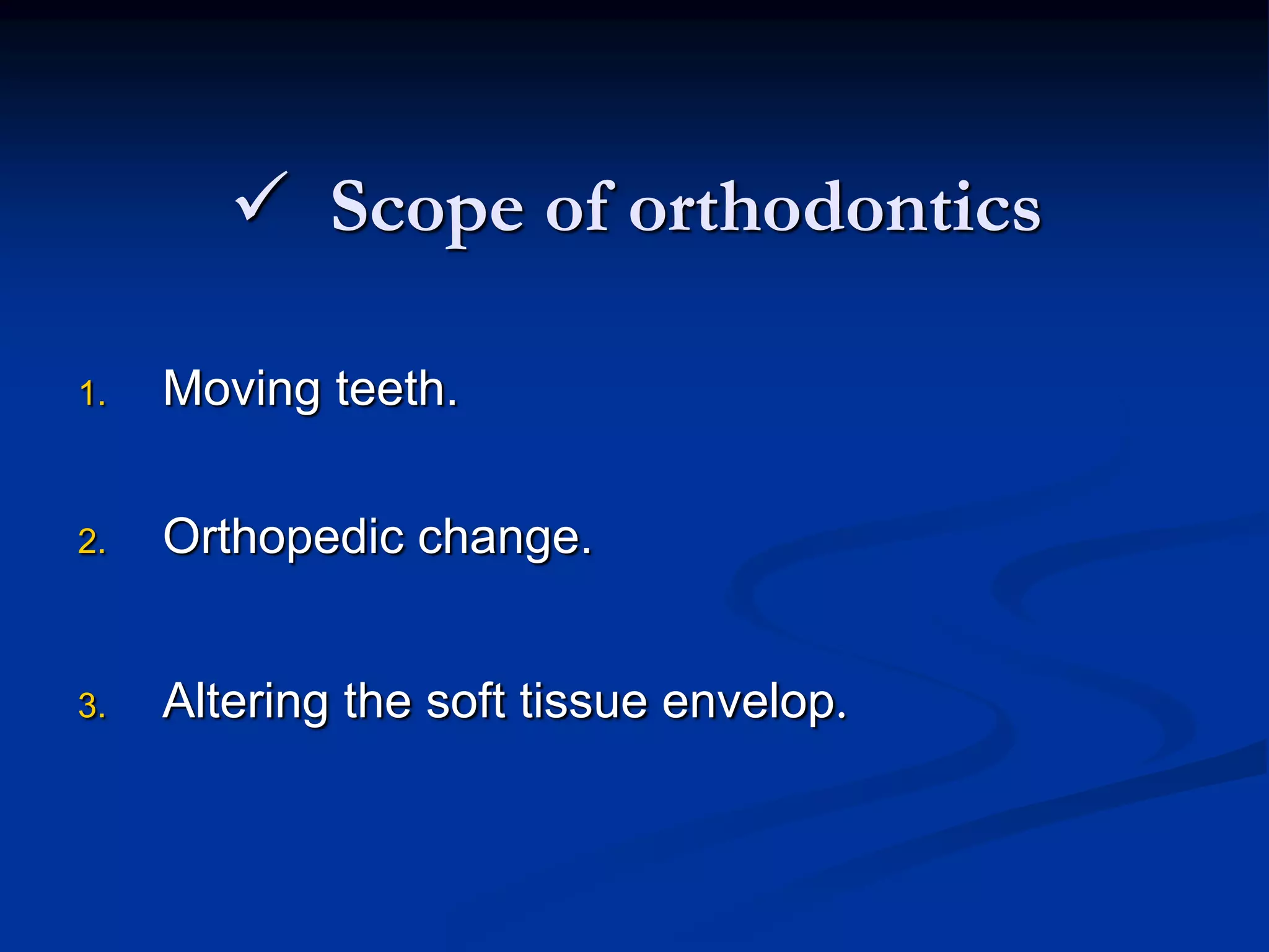 Introduction to orthodontics | PPT