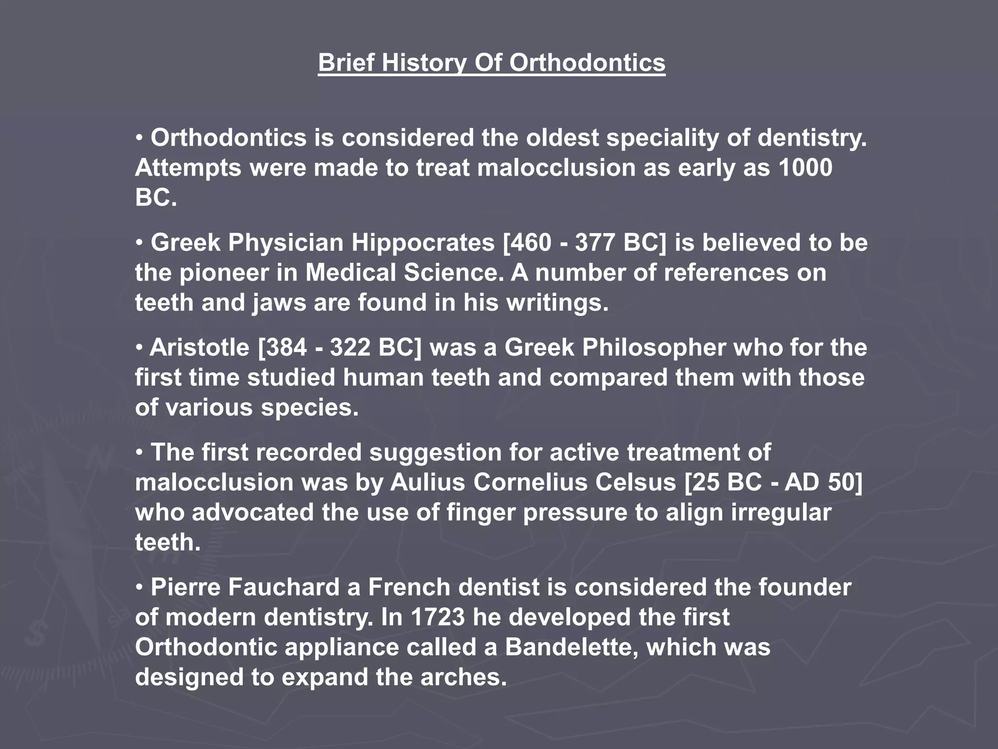 Introduction to Orthodontics | PPT