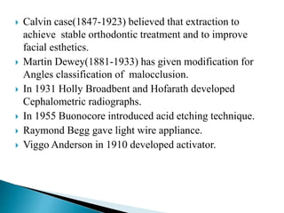 Introduction to orthodontics | PPTX