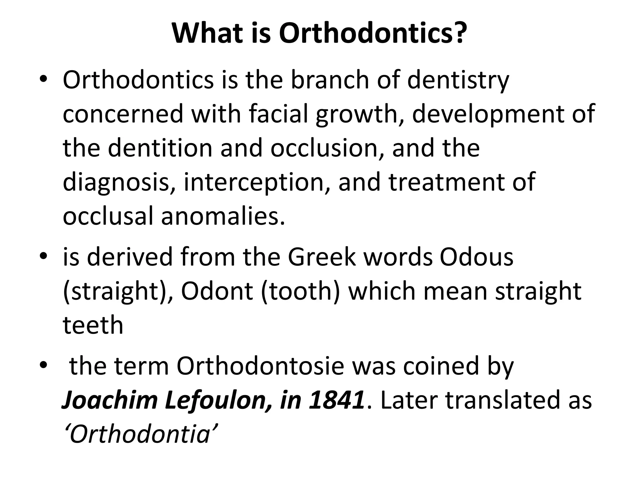 Introduction to Orthodontics (DTH 315).pptx