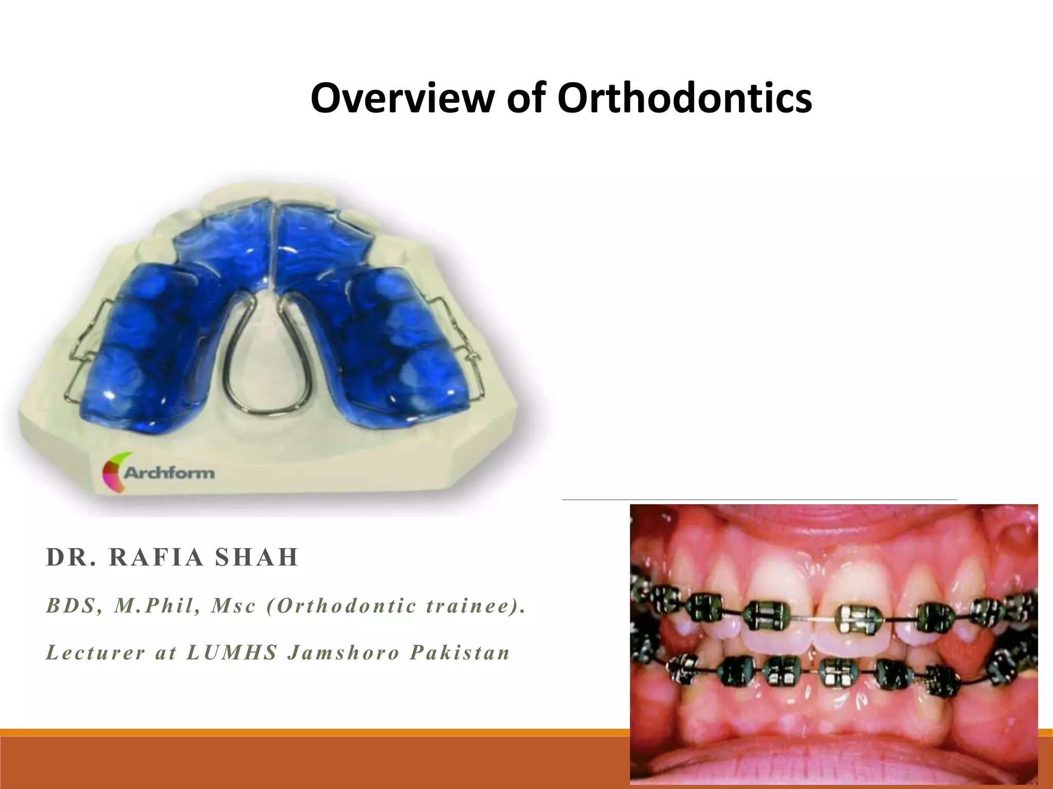 Introduction to orthodontics | PPTX