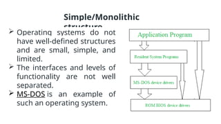 Introduction to OS, types of operating systems | PPTX
