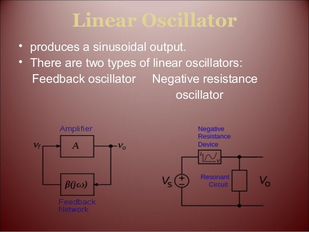 Types Of Oscillator Circuits