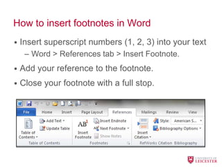Introduction to OSCOLA referencing 2016 | PPTX